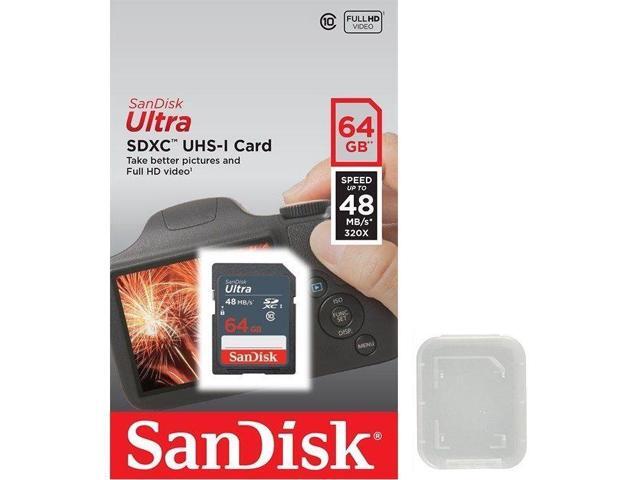 Click here for SanDisk 64GB SD 64G SDXC Ultra 48MB/s 320X Flash c... prices