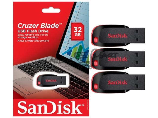 Click here for Lot Of 3 Sandisk CRUZER BLADE 32GB SDCZ50 USB 2.0... prices