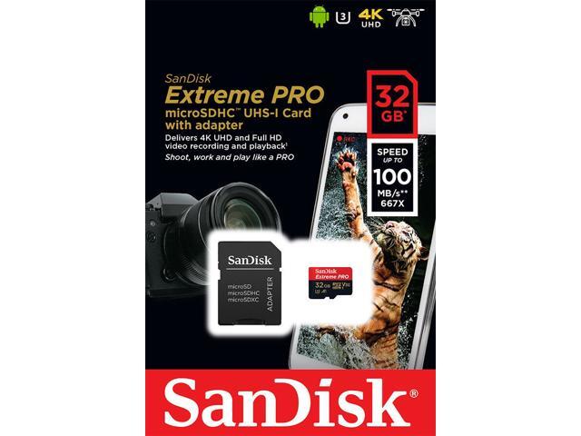 Click here for SanDisk 32GB Extreme Pro 100MB/s MicroSD MicroSDHC... prices