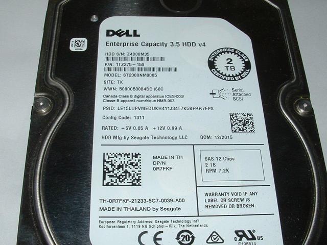 Click here for Dell Enterprise 2TB SAS 12GBPS 7200RPM 3.5 v4 Hard... prices