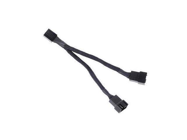 Click here for SilverStone Tek CPF01 All Black Sleeved 1-to-2 Sle... prices