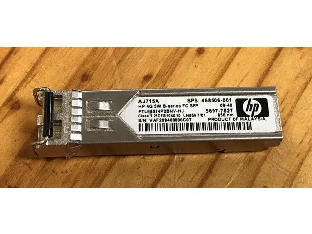 Click here for HP AJ715A 850nm 4Gbps B-SERIES Fibre GBIC TRANSCEI... prices