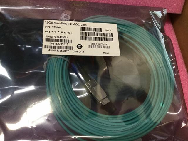 Click here for HP E7V96A 25M MINI SAS HD ACTIVE OPTICAL CABLE prices