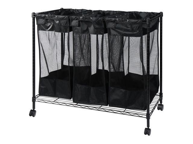 Oceanstar Triple Storage Organizer and Laundry Sorter