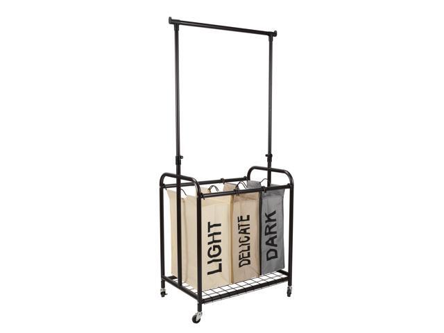 Click here for Oceanstar 3-Bag Rolling Laundry Sorter with Adjust... prices
