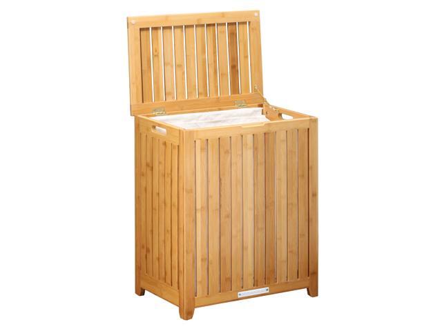 Click here for Oceanstar Spa-Style Bamboo Laundry Hamper BRH1248 prices