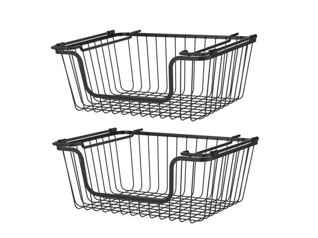 Click here for Oceanstar Stackable Metal Wire Storage Basket Set... prices