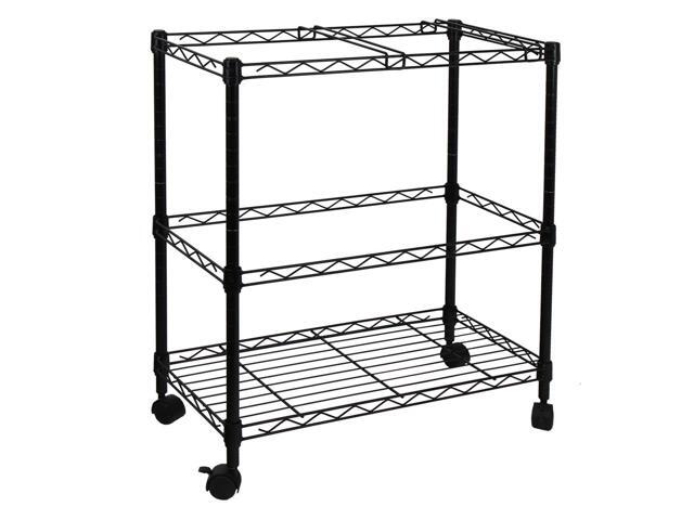 Click here for Oceanstar Portable Black 2-Tier Metal Rolling File... prices