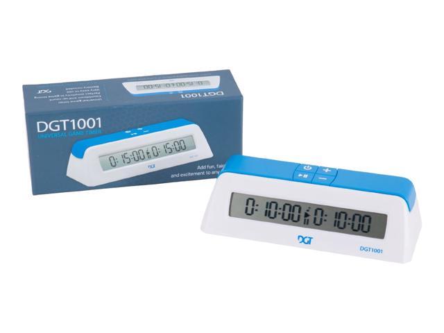 Click here for DGT 1001 Digital Chess Clock Timer White/Blue prices