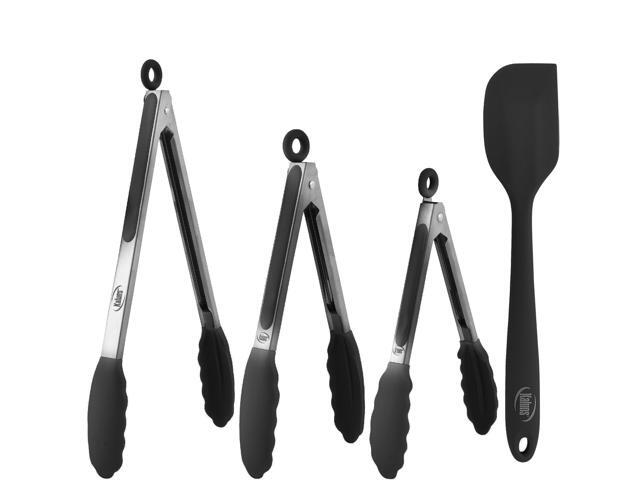 Click here for Kaluns Kitchen Tongs  Set of 3 Silicone Tipped Ton... prices