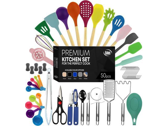 Click here for Kaluns 50 PCS Silicone Kitchen Utensils Set  800°F... prices