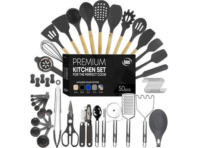 Click here for Kaluns 50 PCS Silicone Kitchen Utensils Set  800°F... prices