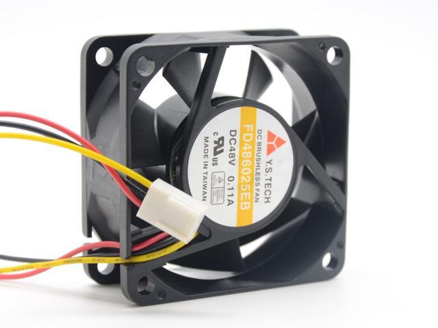 Click here for Y. S.TECH FD486025EB 6CM 6025 48V 0.11A Dual ball... prices