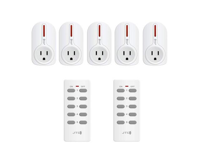 Click here for JTD 5 Pack Remote Control Outlet Switch 3rd Genera... prices
