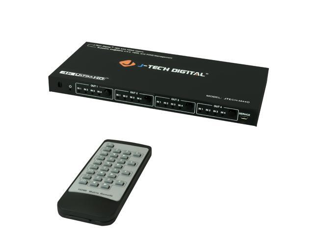 Click here for J-Tech Digital 4x4 HDMI Matrix Switch 4K to 1080P... prices