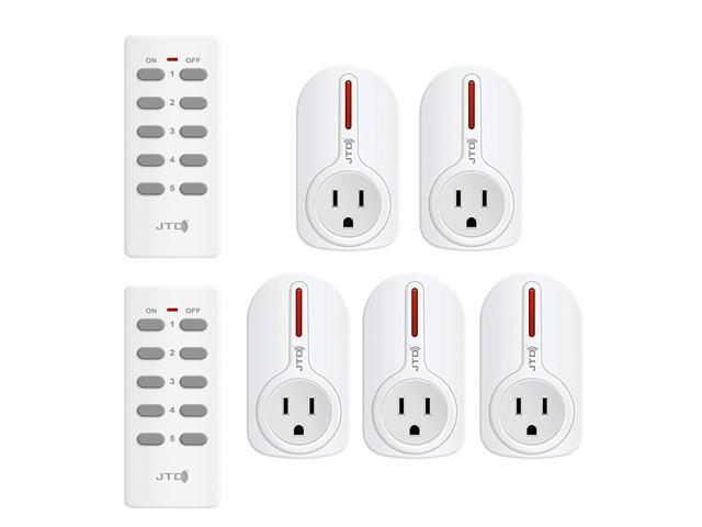 Click here for JTD 5x2 Wireless Remote Control Electrical Outlet... prices