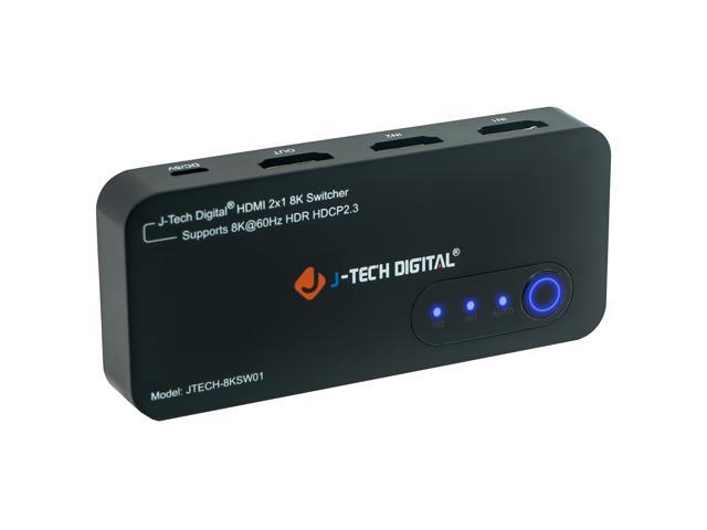 Click here for J-Tech Digital JTECH-8KSW01 2x1 HDMI 2.1 Switch prices
