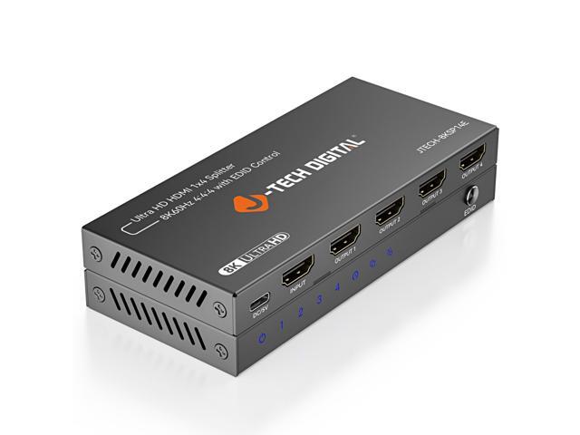 Click here for J-Tech Digital 8K HDMI Splitter 1 In 4 Out  HDMI 2... prices
