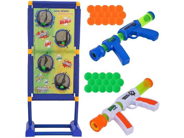 Click here for 2pk Soft Foam Ball Popper Toys Guns and 30 Foam Ba... prices