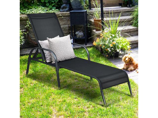 Click here for Goplus Patio Chaise Lounge Outdoor Folding Recline... prices