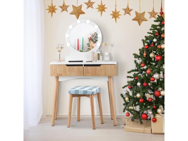 Click here for Costway Vanity Makeup Dressing 8 Dimmable Bulbs Li... prices