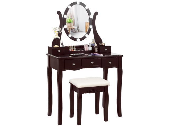 Click here for Vanity Table Set w/10 Light Bulbs and Touch Switch... prices