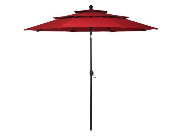Click here for 10ft 3 Tier Patio Market Umbrella Aluminum Sunshad... prices
