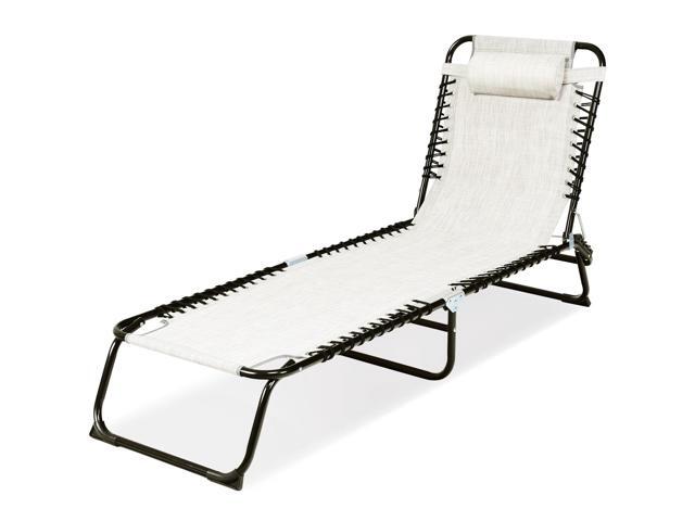 Click here for Outdoor Folding Lounge Chaise Adjustable Patio Poo... prices