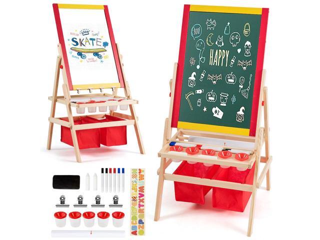 Click here for Costway Flip-Over Double-Sided Kids Art Easel Pape... prices