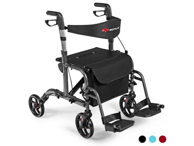 Click here for Goplus Folding Medical Rollator Walker Aluminum Tr... prices