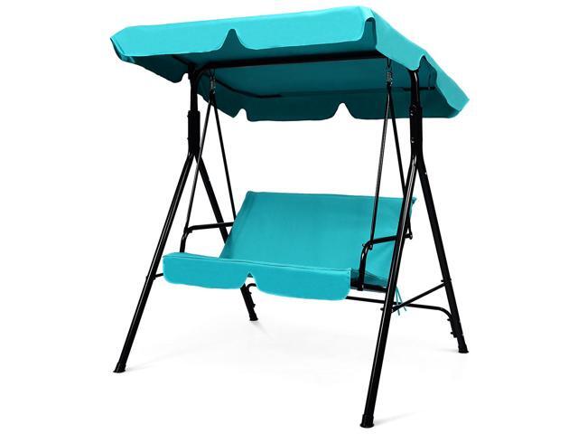 Click here for Costway Loveseat Patio Canopy Swing Glider Hammock... prices