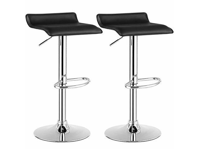 Click here for Costway Set of 2 Swivel Bar Stool PU Leather Adjus... prices