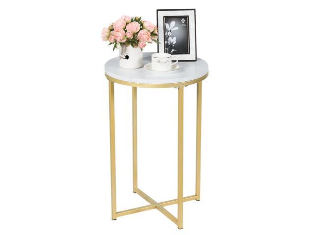 Click here for Modern Round Side End Coffee Table Nightstand Faux... prices