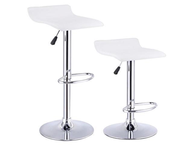 Click here for Costway Set of 2 Swivel Bar Stool Adjustable PU Le... prices