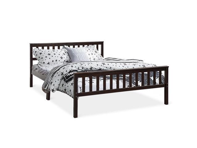 Click here for Wood Bed Frame Wood Slats Support Platform W/ Head... prices