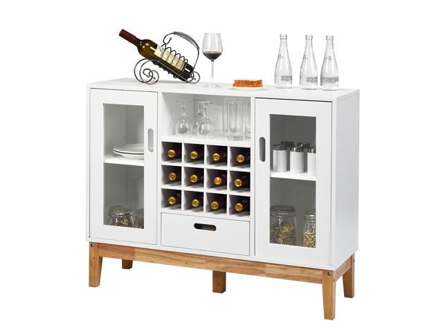 Click here for Costway Wood Storage Cabinet w/ Rack & Drawer prices