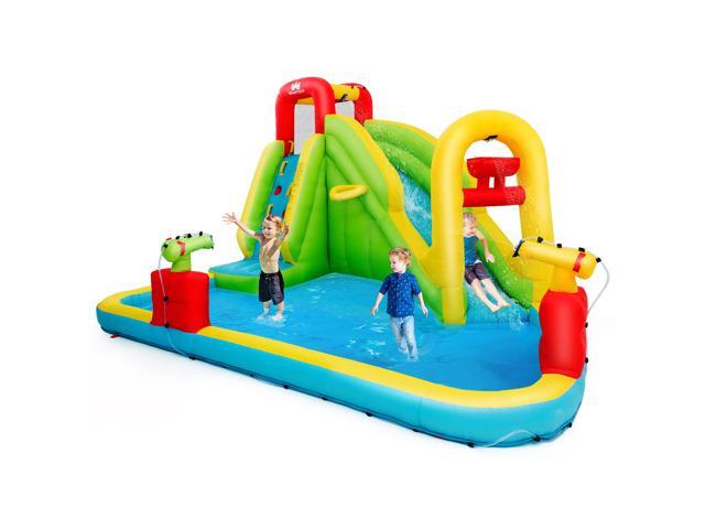 Click here for Costway 157.5x132x90.5 Inflatable Water Slide Kids... prices