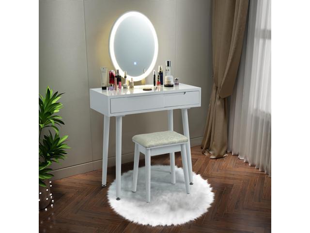 Click here for Costway Vanity Makeup Table Touch Screen 3 Lightin... prices