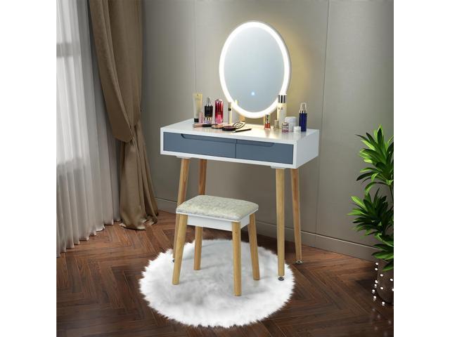 Click here for Costway Vanity Makeup Table Touch Screen 3 Lightin... prices