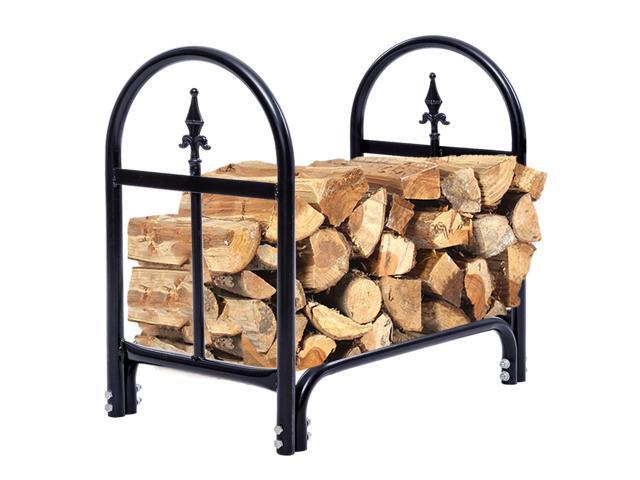 Click here for Costway 2 Feet Outdoor Heavy Duty Steel Firewood L... prices