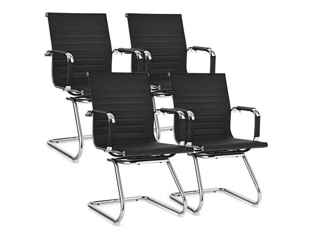Click here for Costway Set of 4 Office Chairs Waiting Room Chairs... prices