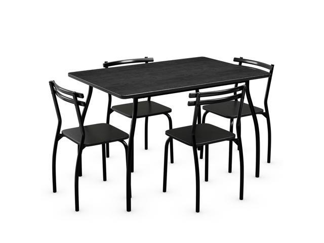 Click here for Costway 5 Pcs Dining Set Table 30 And 4 Chairs Hom... prices