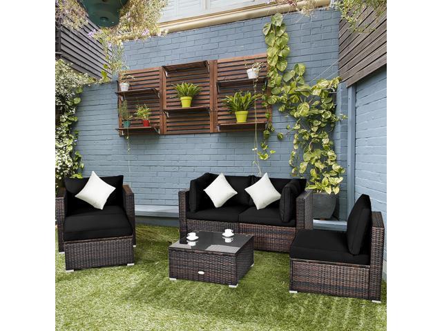 Click here for Costway 6PCS Patio Rattan Furniture Set Cushion So... prices