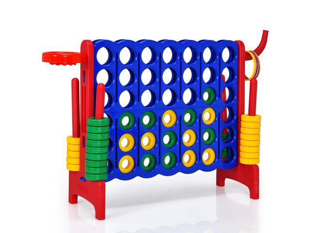 Click here for Costway 4-in-A Row Giant Game Set w/Basketball Hoo... prices