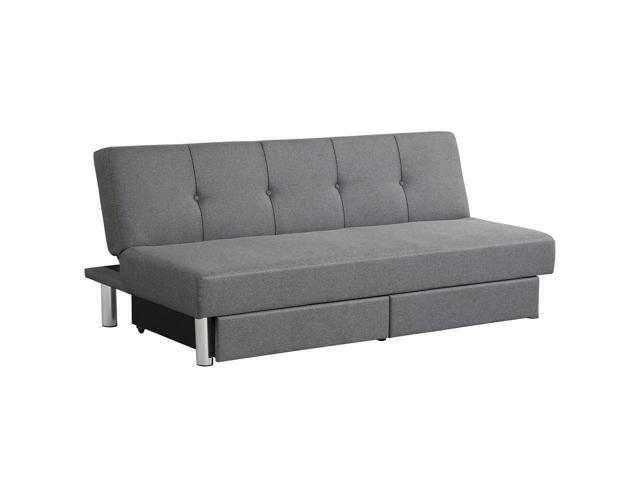 Click here for Costway Convertible Futon Sofa Bed Adjustable Couc... prices