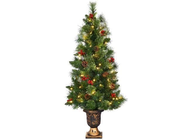 Click here for Costway 3ft Pre-Lit Christmas Entrance Tree In Urn... prices