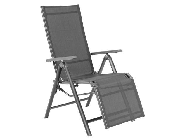 Click here for Costway Outdoor Foldable Reclining Chair Aluminum... prices
