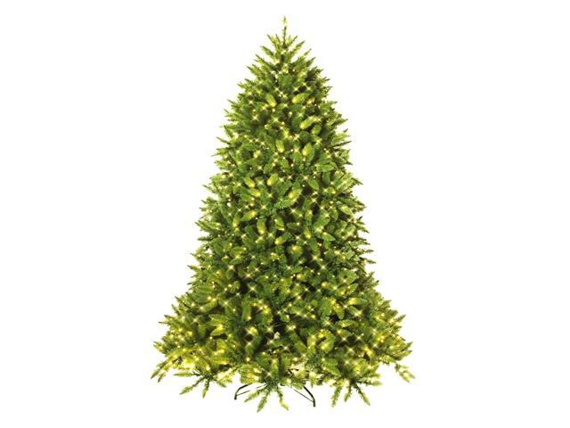 Click here for Costway 7.5ft Pre-lit PVC Christmas Fir Tree 8 Fla... prices