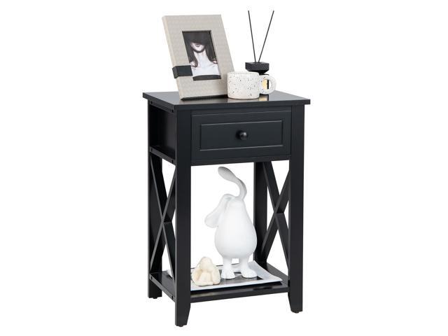 Click here for Costway Nightstand Sofa Side End Table W/ Drawer &... prices