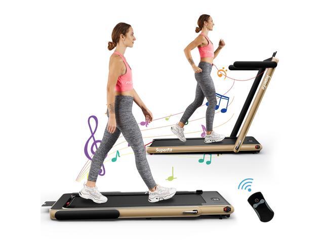 Click here for 2.25HP 2 in 1 Treadmill W/APP Bluetooth Speaker Re... prices